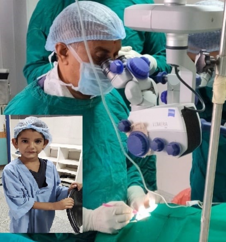 GKGH restore vision of 7 year boy suffering from Traumatic cataract ...