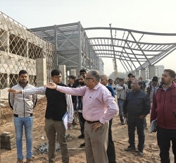 WR General Manager visits Bhuj Railway station Takes stock of ...